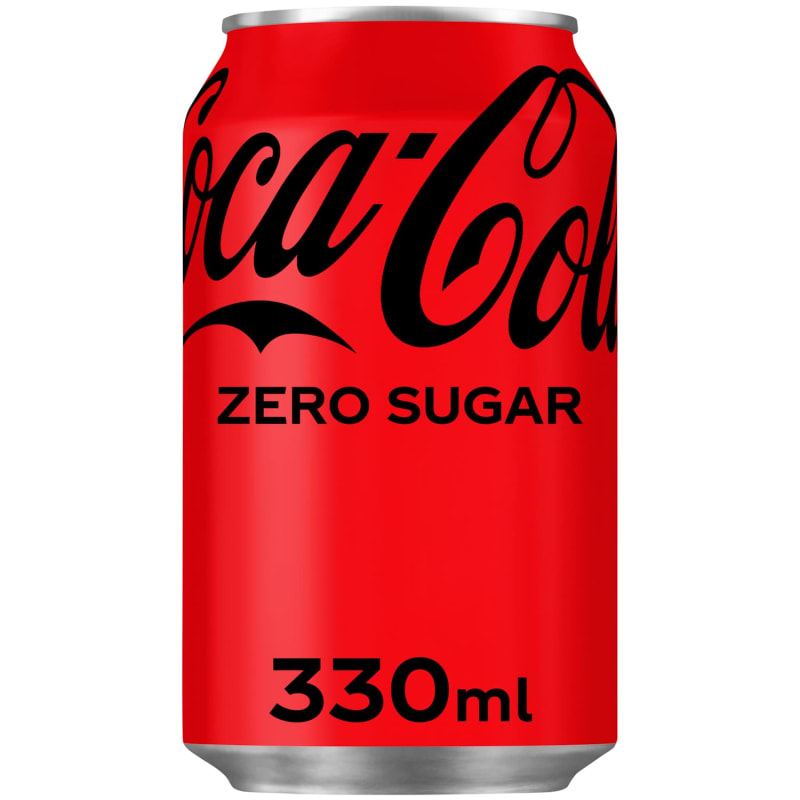 Coca Cola Zero Sugar 330ml | Fizzy Drinks | B&M Stores