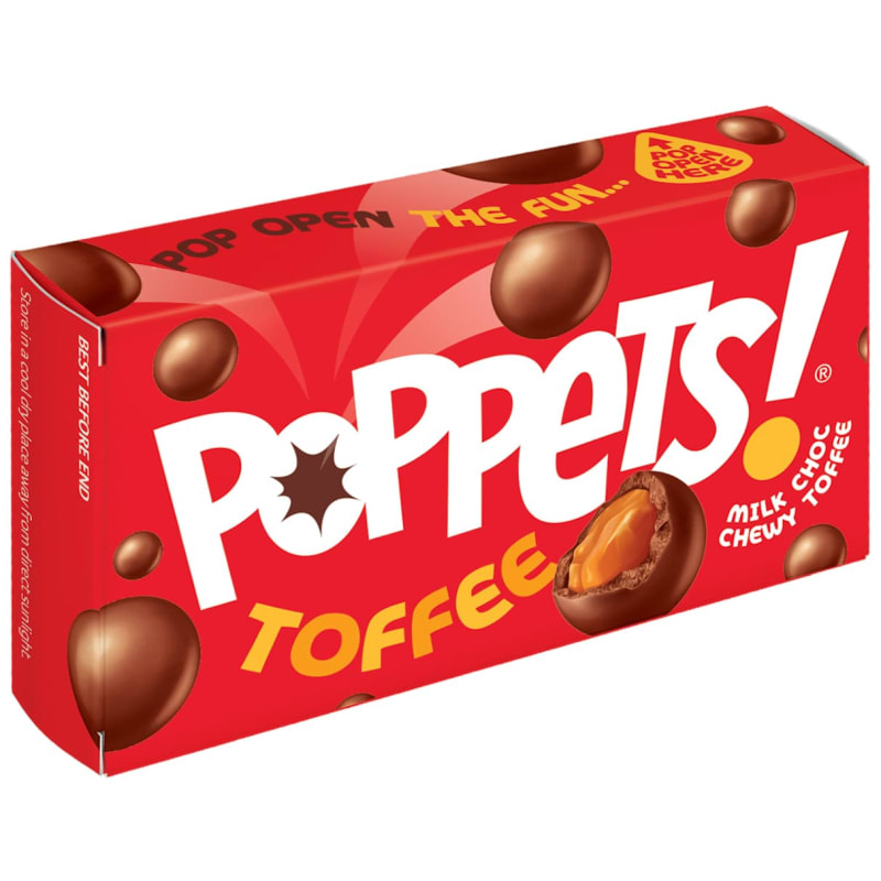 Poppets 39g - Toffee | Chocolate Boxes | B&M Stores