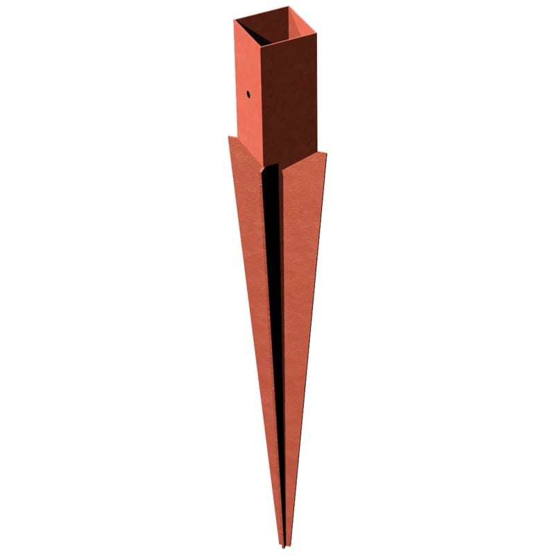 Plain Red Box Spike 50 x 450mm l Garden Centre - B&M