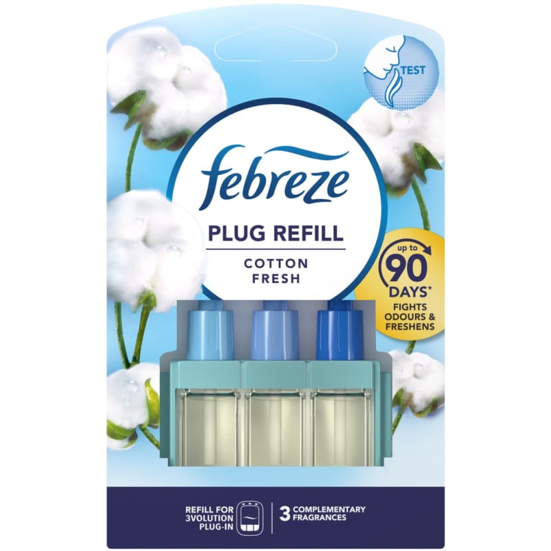 Febreze 3Volution Refill - Cotton Fresh | Air Freshener | B&M Stores