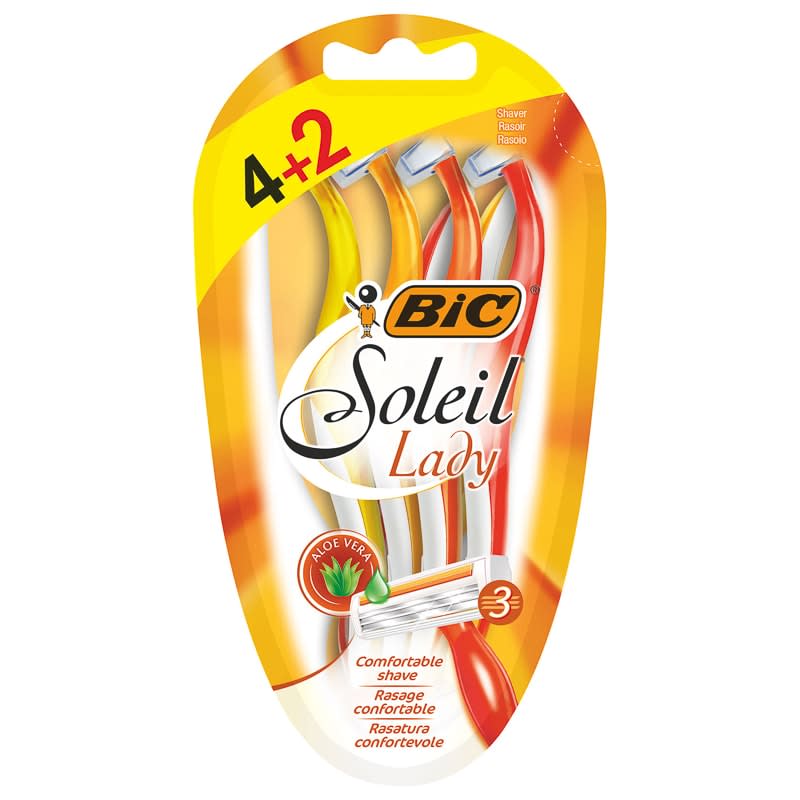 BIC Soleil Lady Razors 4 + 2pk | Disposable Women's Razors | B&M