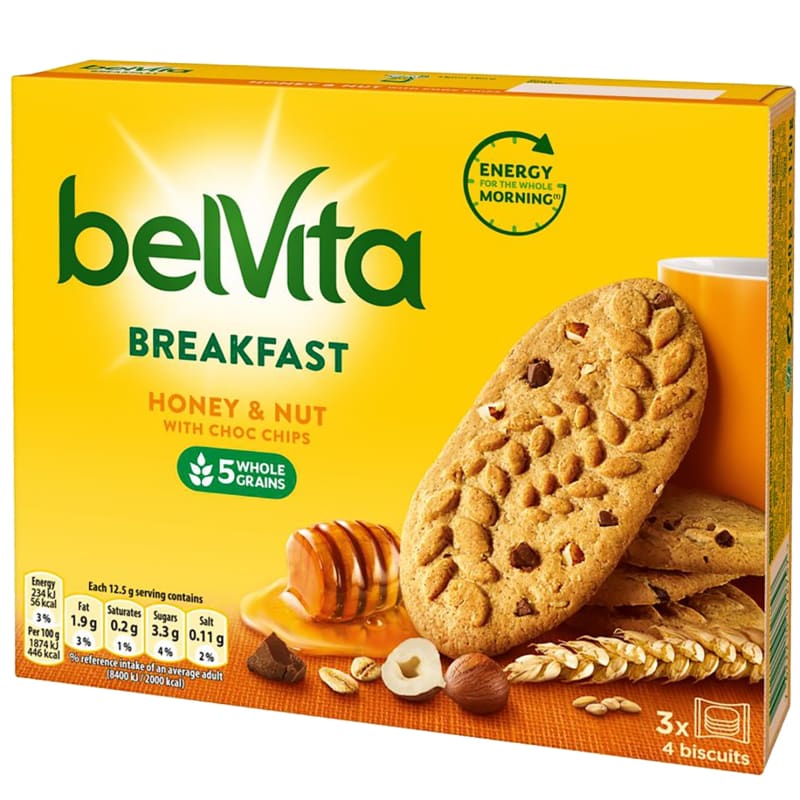 Belvita Breakfast Honey & Nuts 540g | Breakfast Bars - B&M