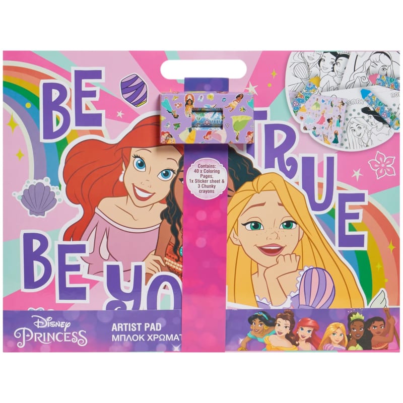 Disney Princess Artist Pad | Arts & Crafts | Toys - B&M