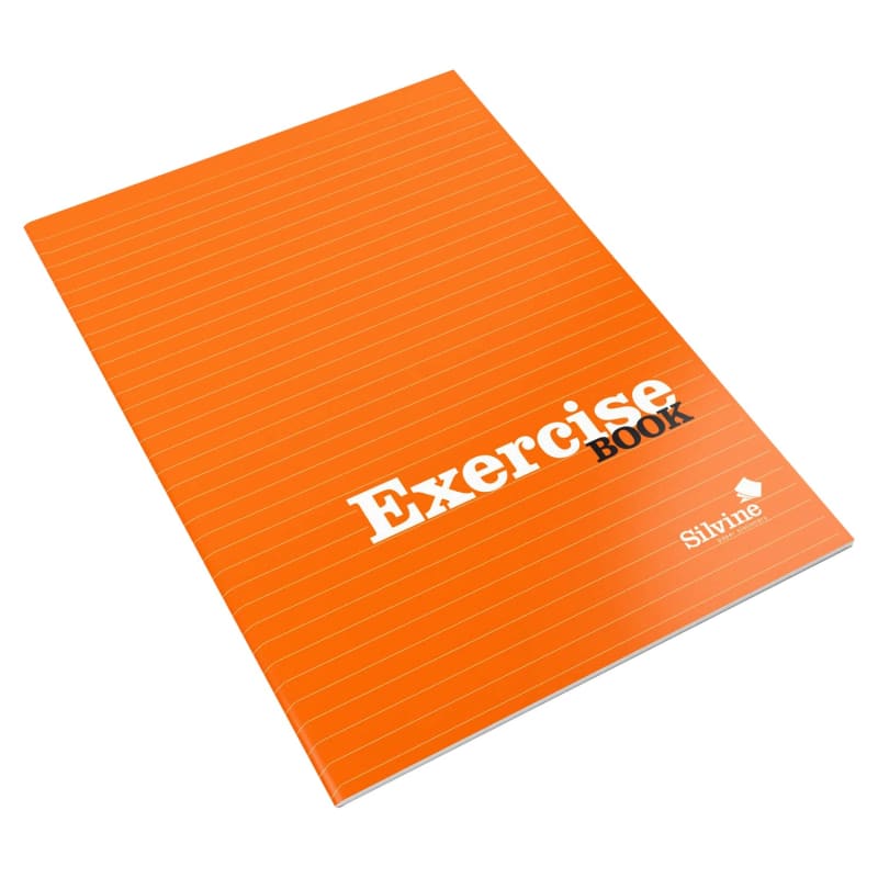 Silvine Exercise Book A4 - Orange | Stationery | Notebooks - B&M