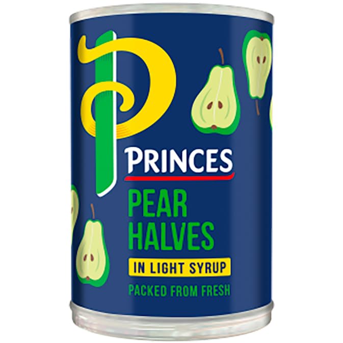 Princes Pear Halves in Light Syrup 410g | Groceries | Tinned Fruit - B&M