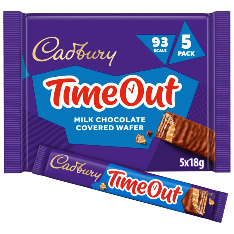 Cadbury Time Out 5pk Chocolate Bars | Chocolate & Confectionery