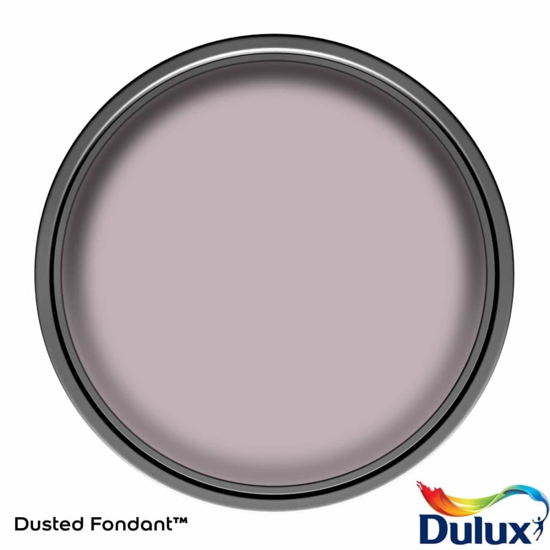 Dulux Matt Paint 2.5L - Dusted Fondant | DIY | Paint - B&M