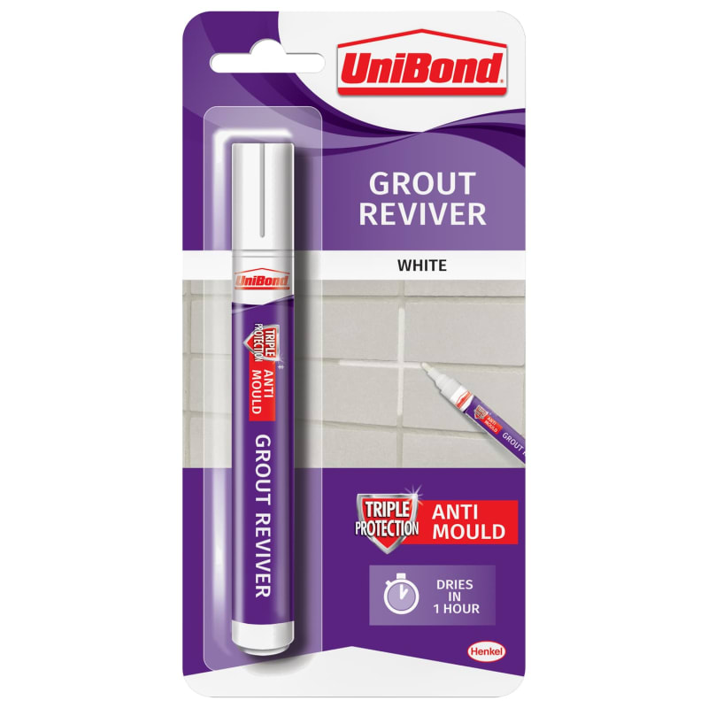 UniBond Anti-Mould Grout Reviver Pen 7ml | DIY, Decorating - B&M
