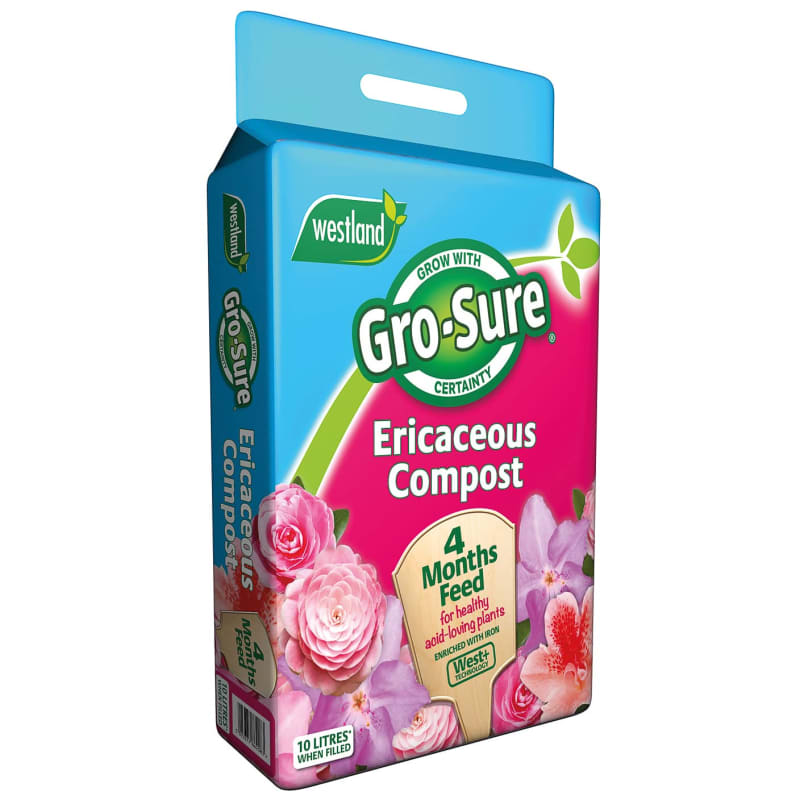 Gro-Sure Ericaceous Compost 10L | Garden - B&M