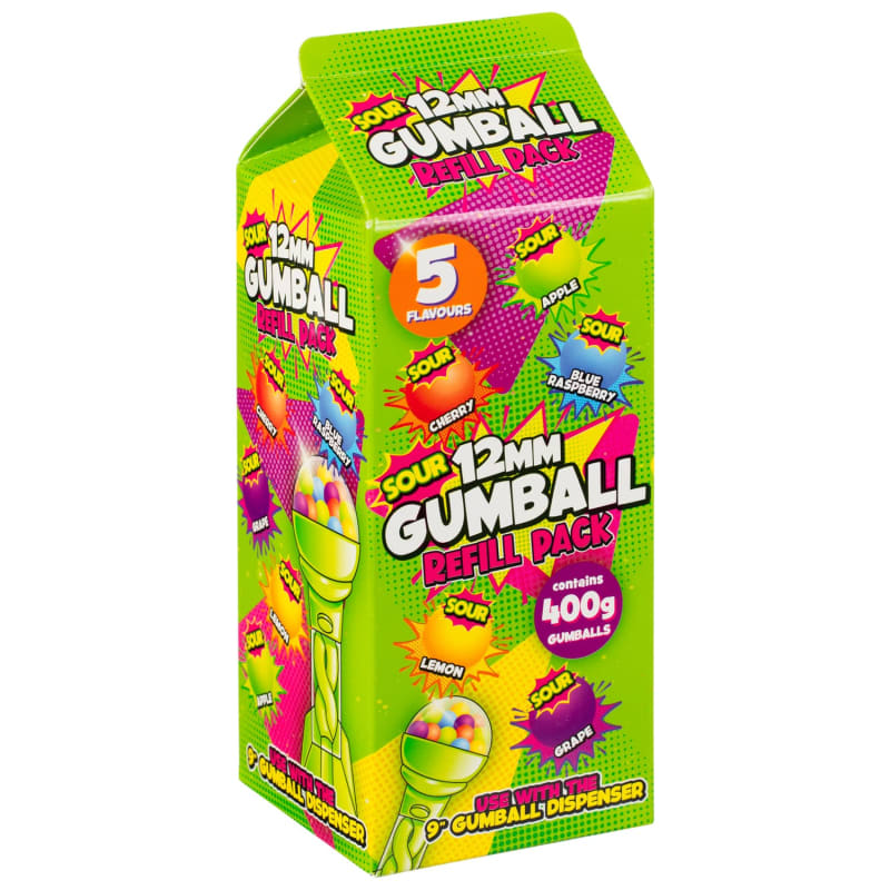 Gumball Refill Pack 12mm 400g | Sweet Multipacks | B&M Stores