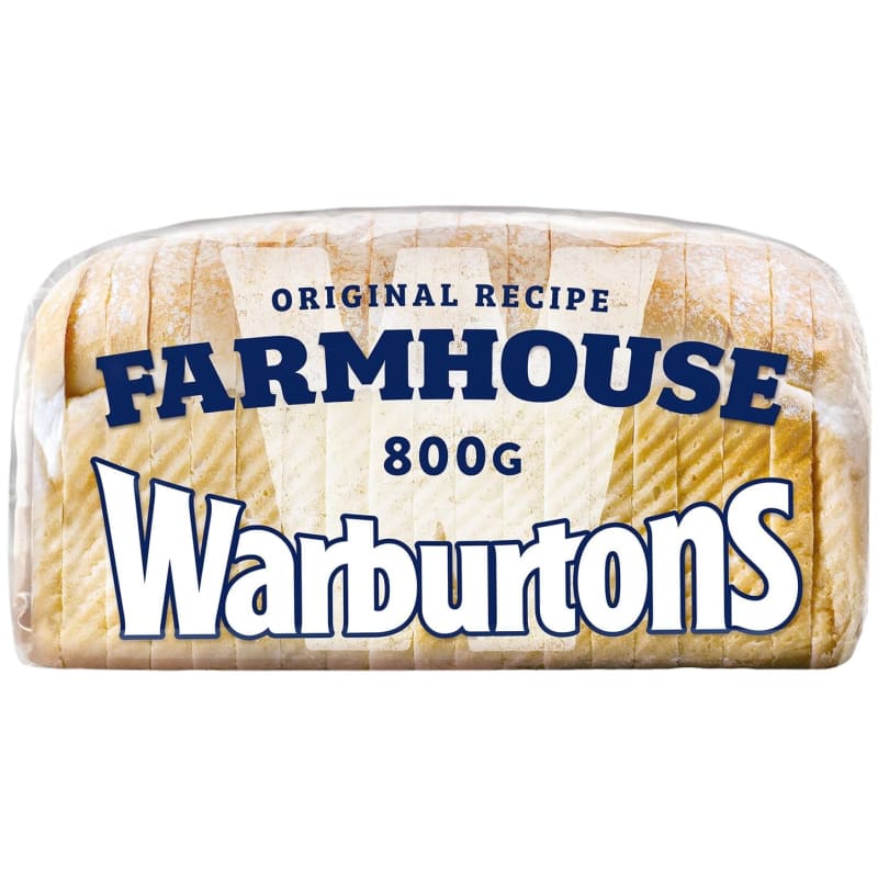 Warburtons Farmhouse Bread 800g | Food - B&M