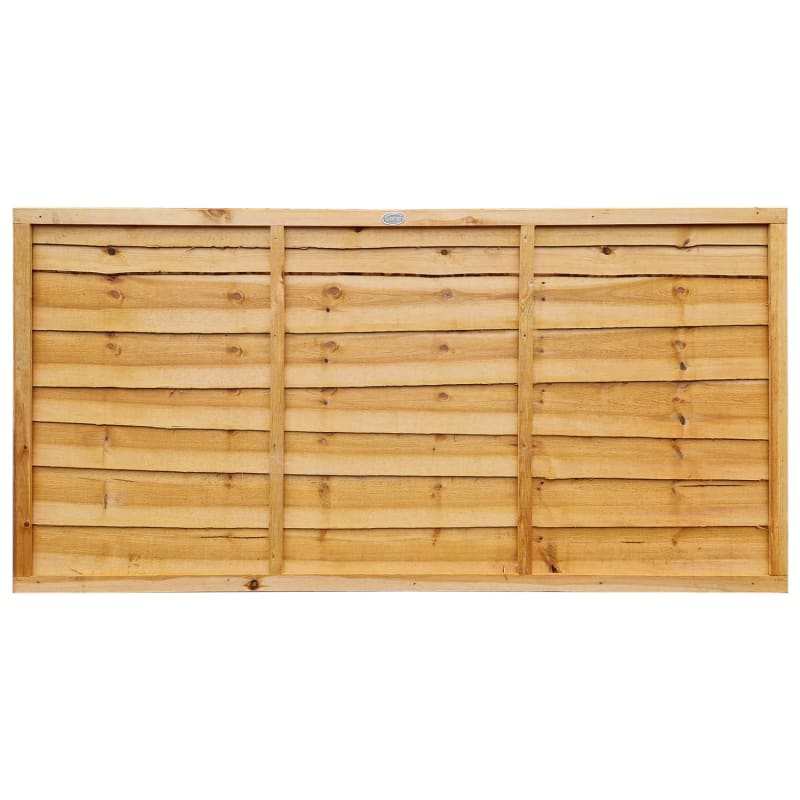 Grange Superior Pressure Treated Lap Panel Golden Brown 6 x 3ft