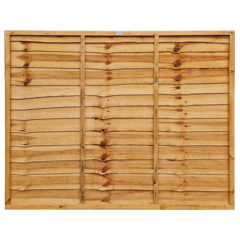 Grange Superior Pressure Treated Lap Panel Golden Brown 6 x 5ft | B&M