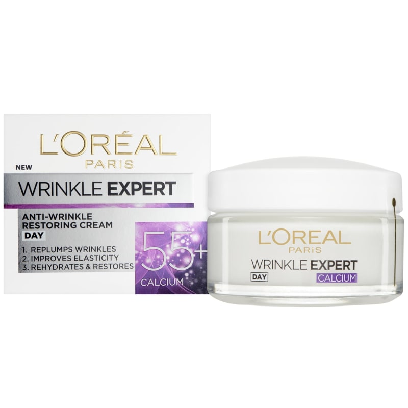 L'Oreal Paris Wrinkle Expert Anti-Wrinkle Day Cream 55+ 50ml | B&M