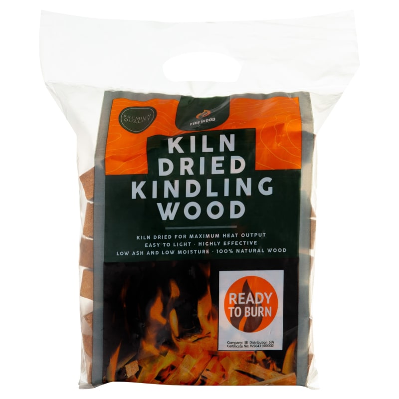 The Original Firewood Co Kiln Dried Kindling Wood | Winter Fuel - B&M