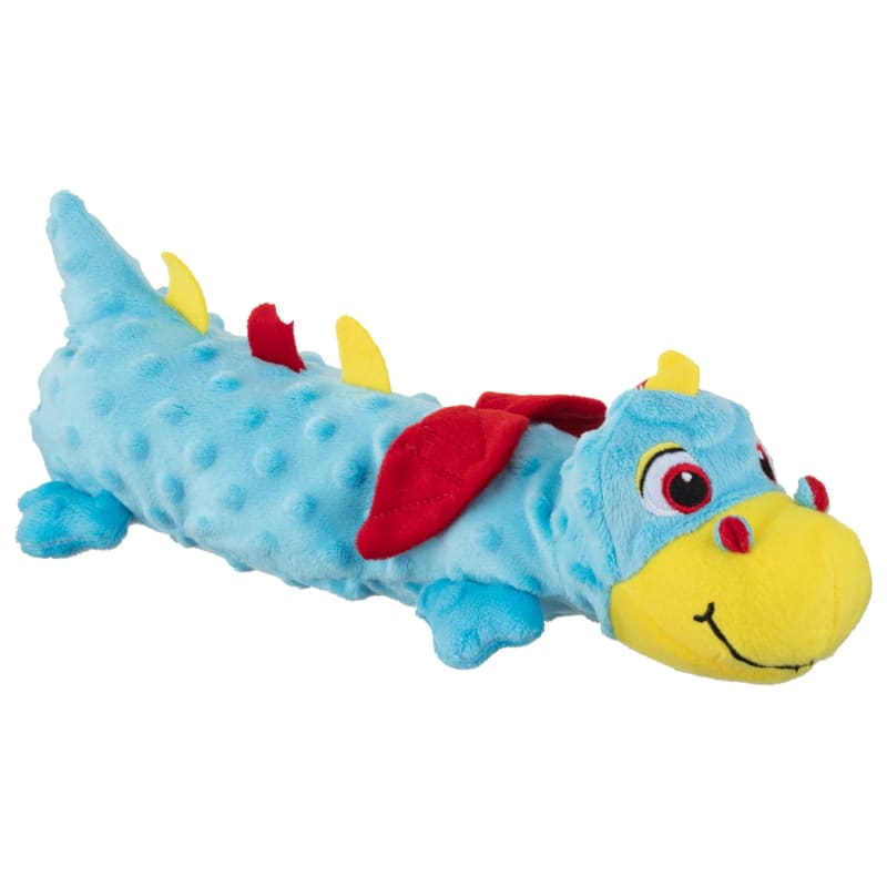 Crinkle & Squeak Dragon Dog Toy - Blue | Pets | Dog Toys - B&M
