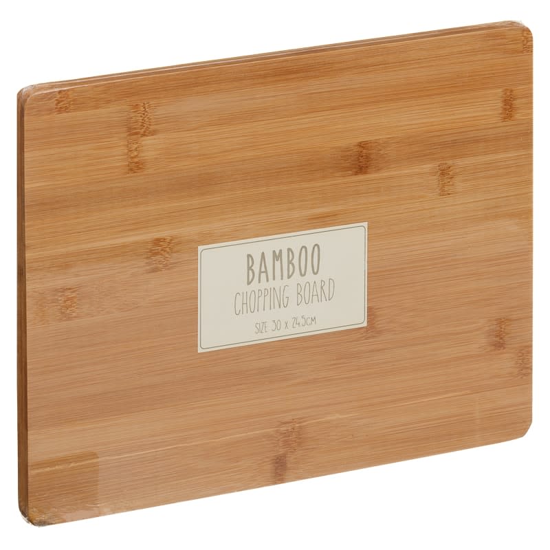 Rectangular Bamboo Chopping Board | Kitchen - B&M