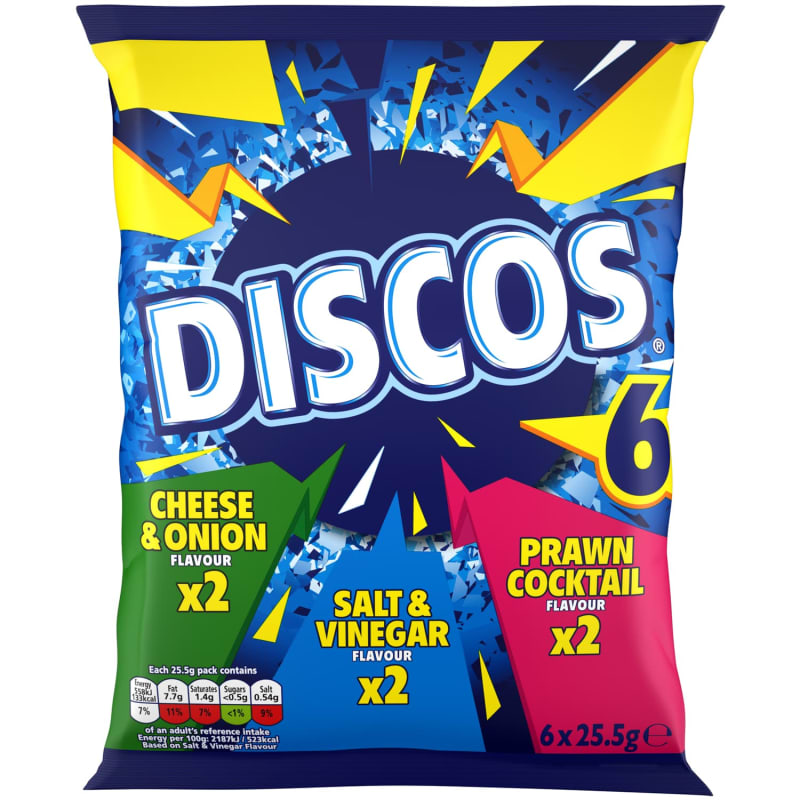 Discos 6pk - Variety | Food & Drink | Crisps - B&M Stores