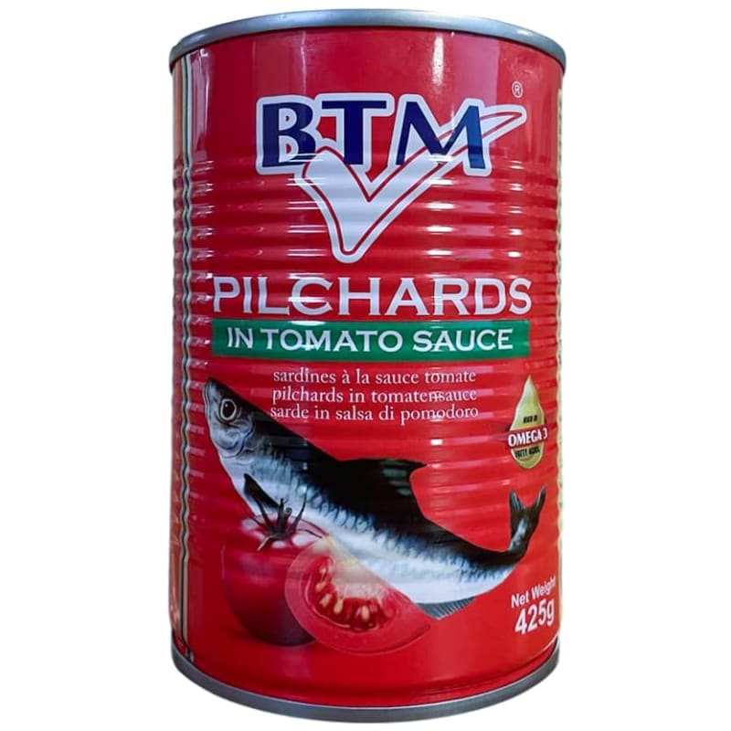 BTM Pilchards in Tomato Sauce 425g | Tinned Fish - B&M Stores