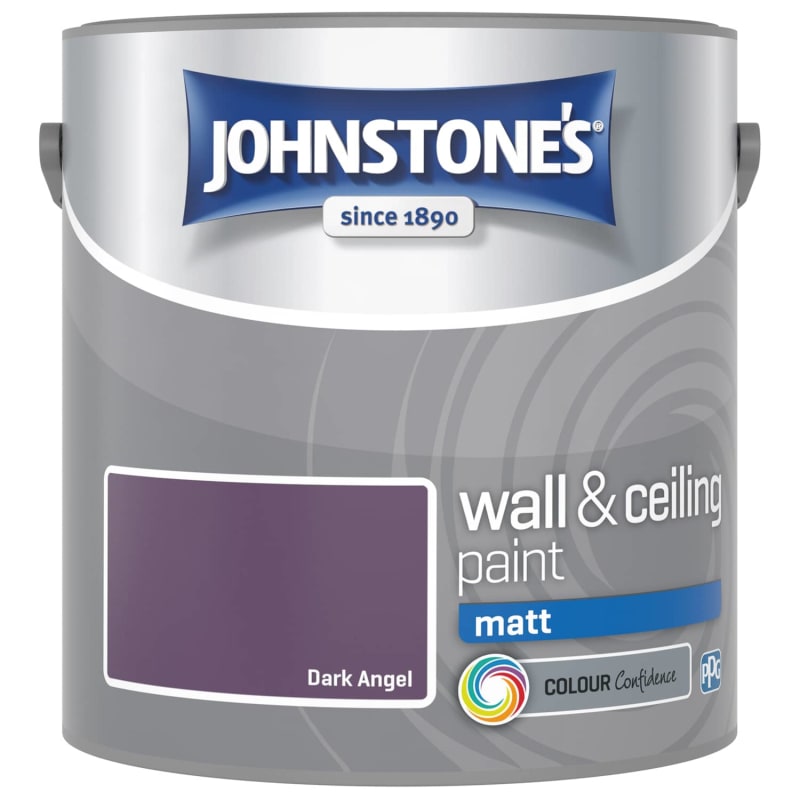 Johnstone's Paint Vinyl Matt Emulsion - Dark Angel 2.5L - B&M