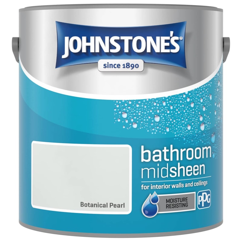 Johnstone's Paint Bathroom Midsheen - Botanical Pearl 2.5L | Painting