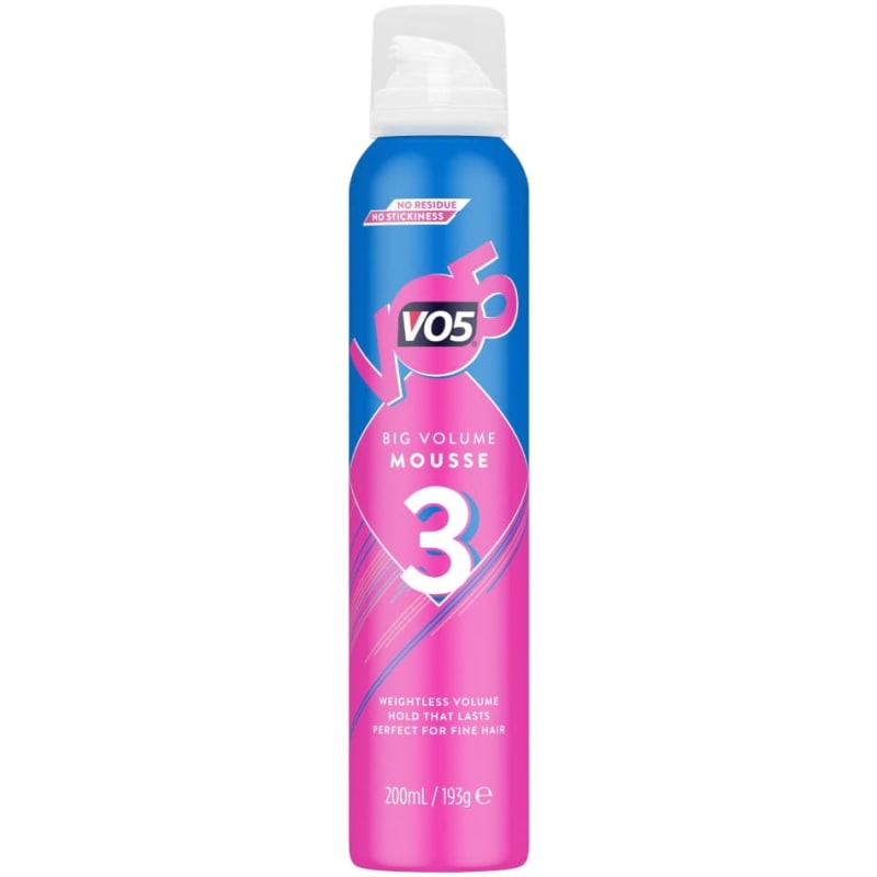 VO5 Big Volume Mousse 3 200ml | Hair Care - B&M