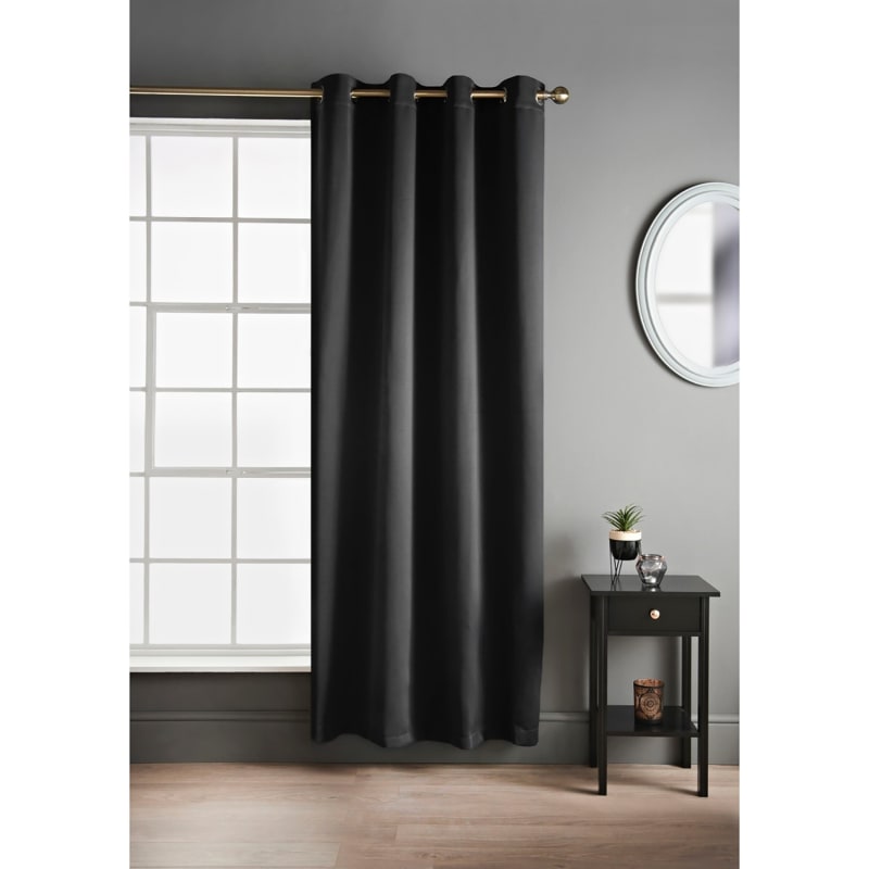 Cambridge Blackout Panel 54 x 86" - Black | Panels - B&M