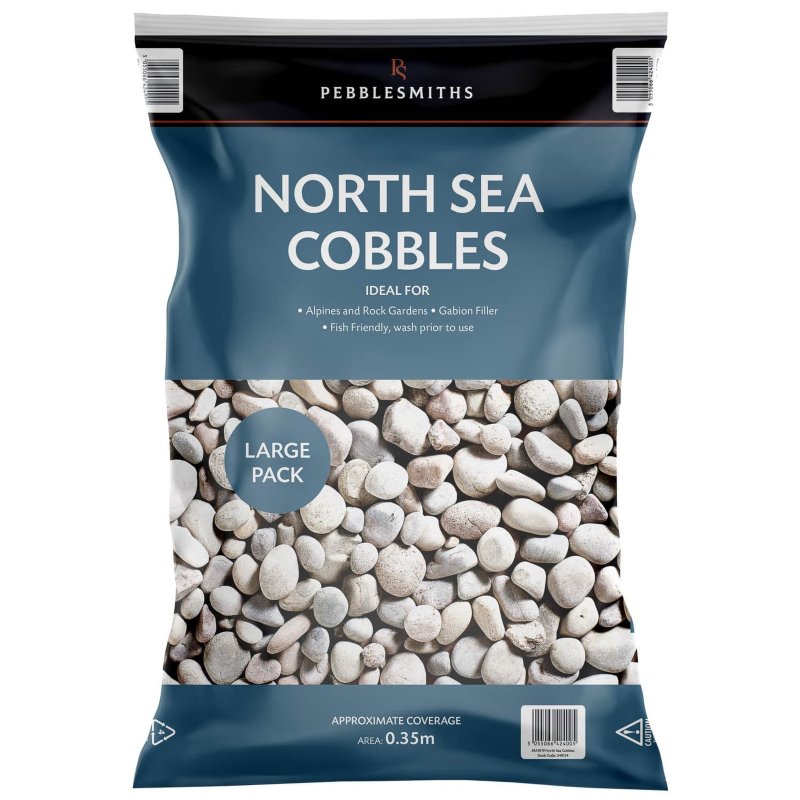 North Sea Cobbles | Gravel, Garden Stones & Slate - B&M Stores