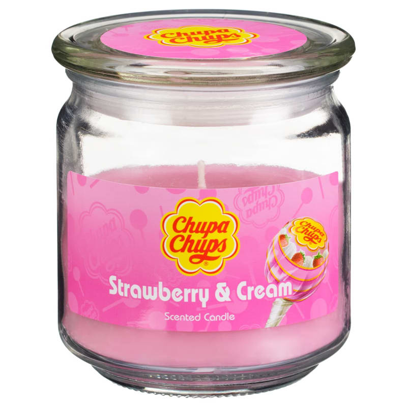 Chupa Chups Candle - Strawberry & Cream | Candles | B&M Stores