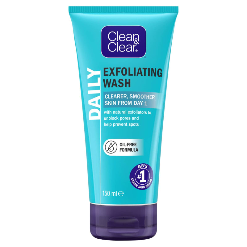 Clean & Clear Exfoliating Daily Wash 150ml | Skincare - B&M