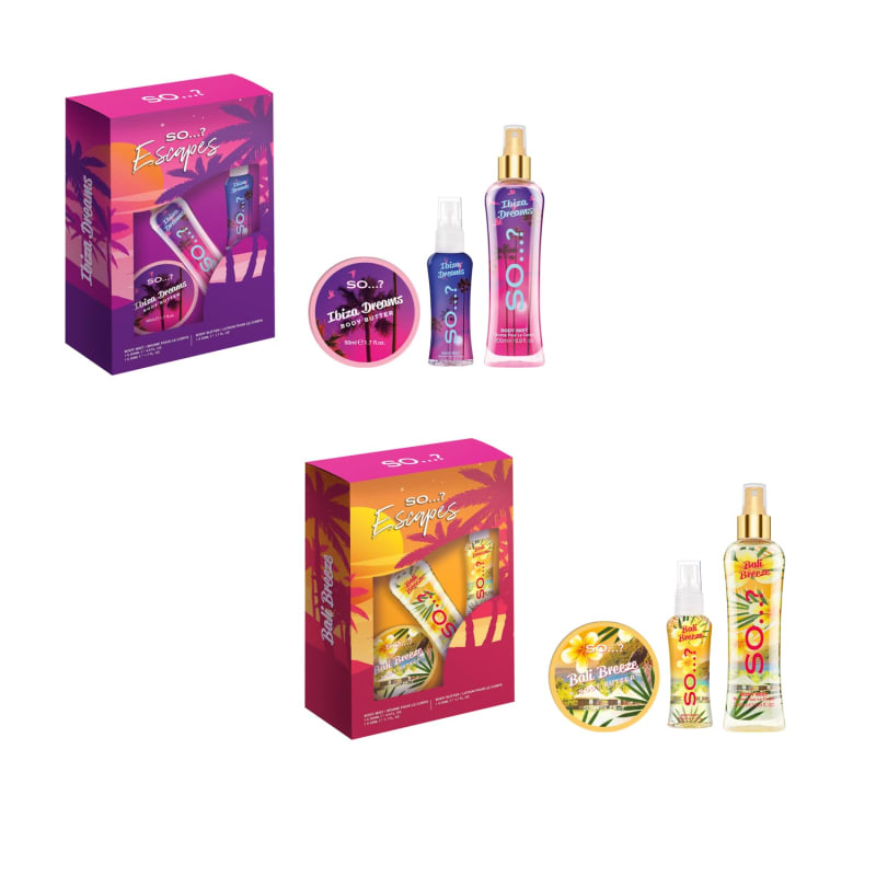 So Escapes Set 3pc - Ibiza Dreams | Ladies Fragrance | B&M Stores