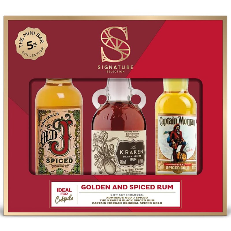 Golden & Spiced Rum Gift Set | Gifts for Men - B&M