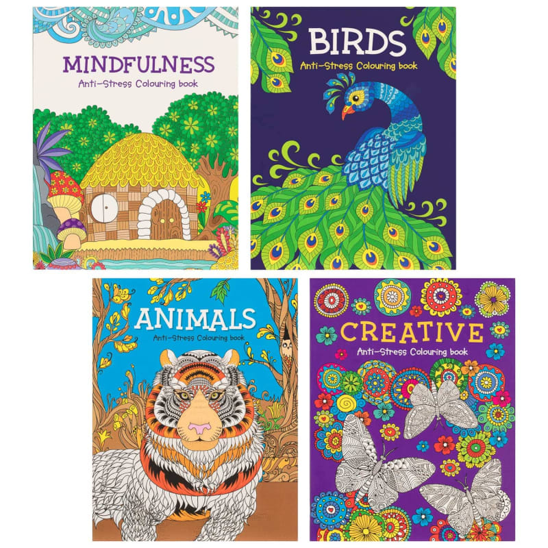 The Mini Book of Colouring Floral | Adult Colouring Books - B&M