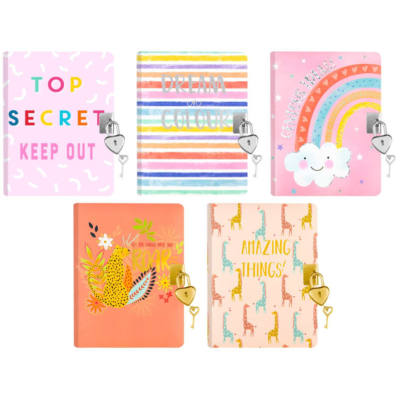 Lockable Secrets Book | Notebooks, Journals - B&M
