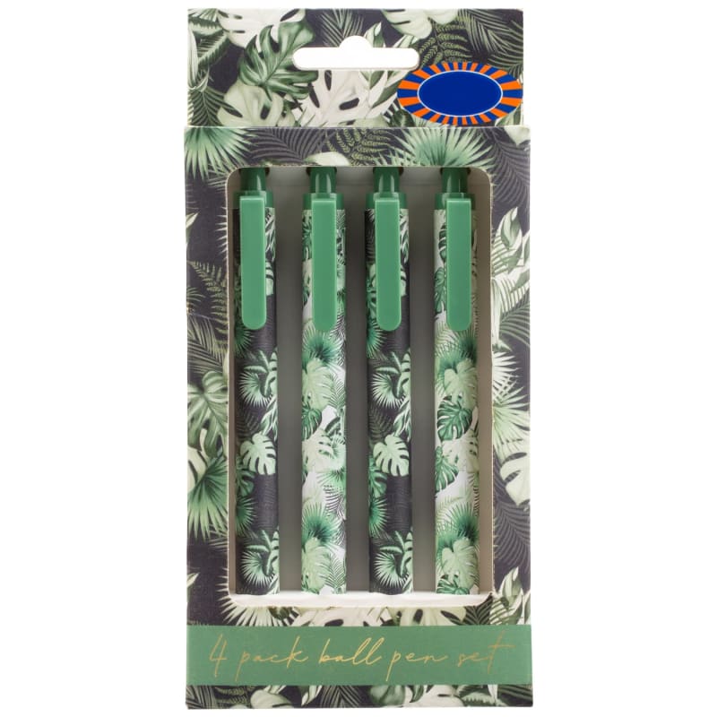 Fashion Ball Pens 4pk | Stationery | Pens - B&M