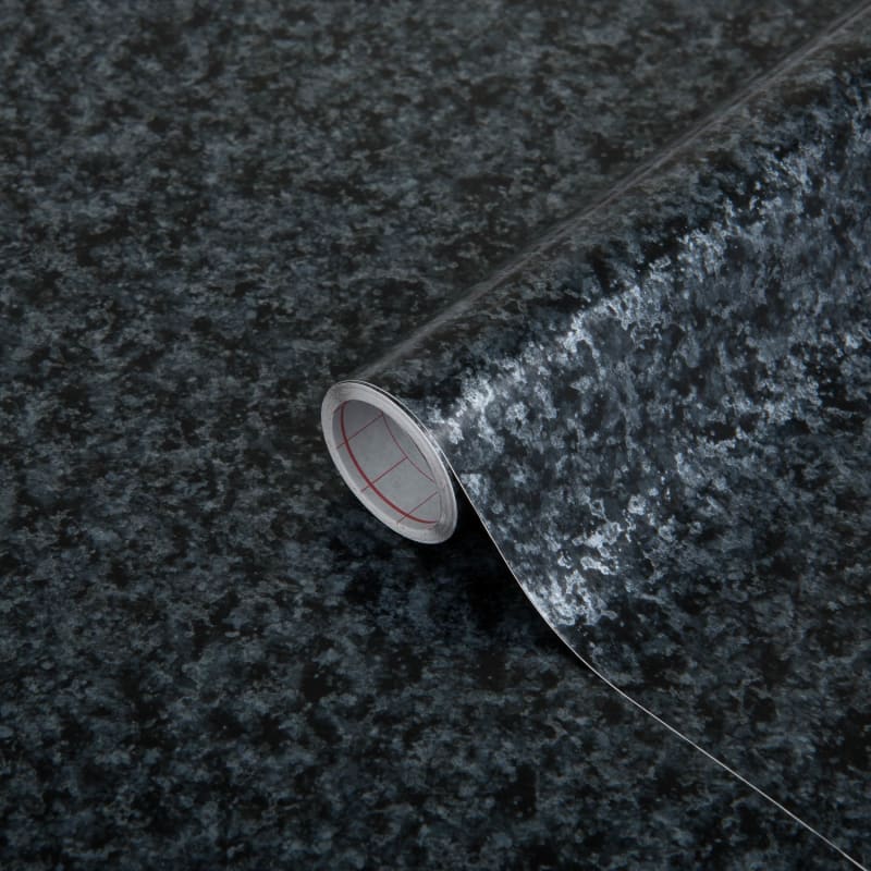 D-C-Fix Self-Adhesive Film 67.5cm x 2m - Black Granite - B&M