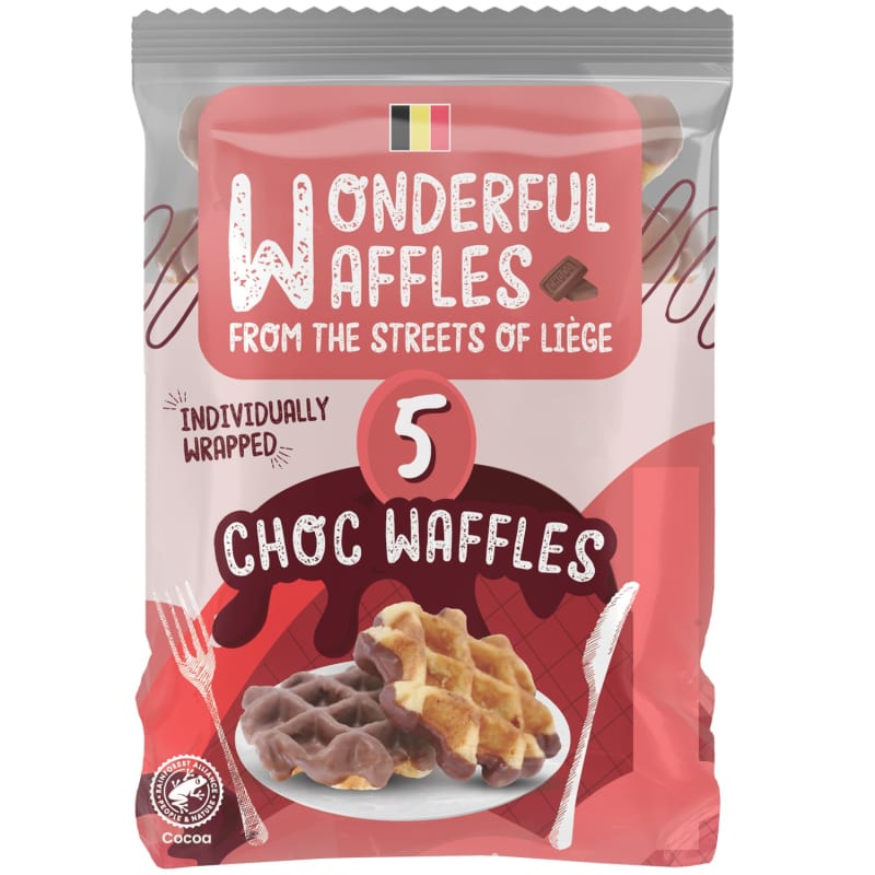 Wonderful Waffles 5pk - Chocolate | Bakery | B&M