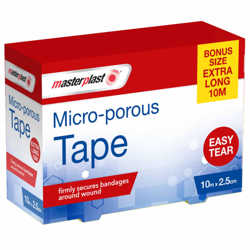 Micro-porous Medical Tape 10m | First Aid - B&M