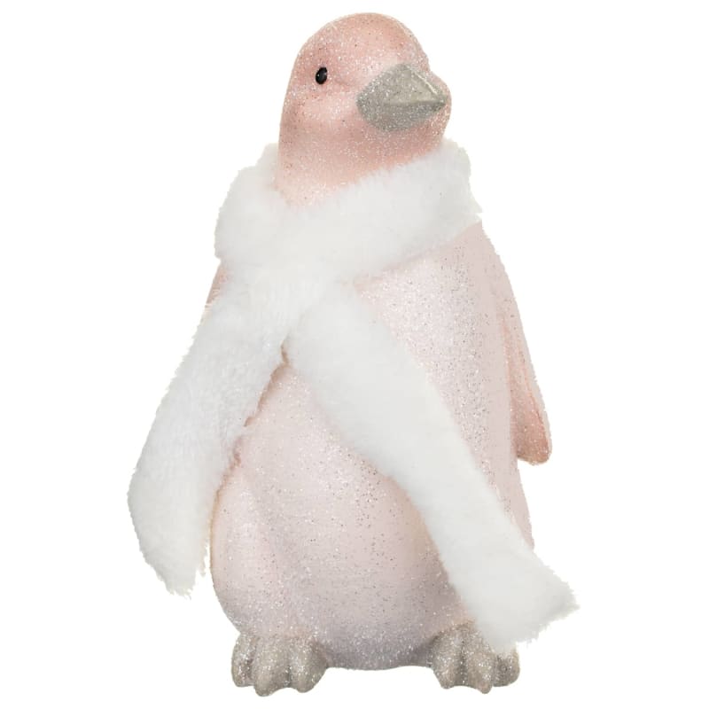Penguin With Plush Scarf Blush Decorations B M penguin-with-plush-scarf-blush-decorations-b-m