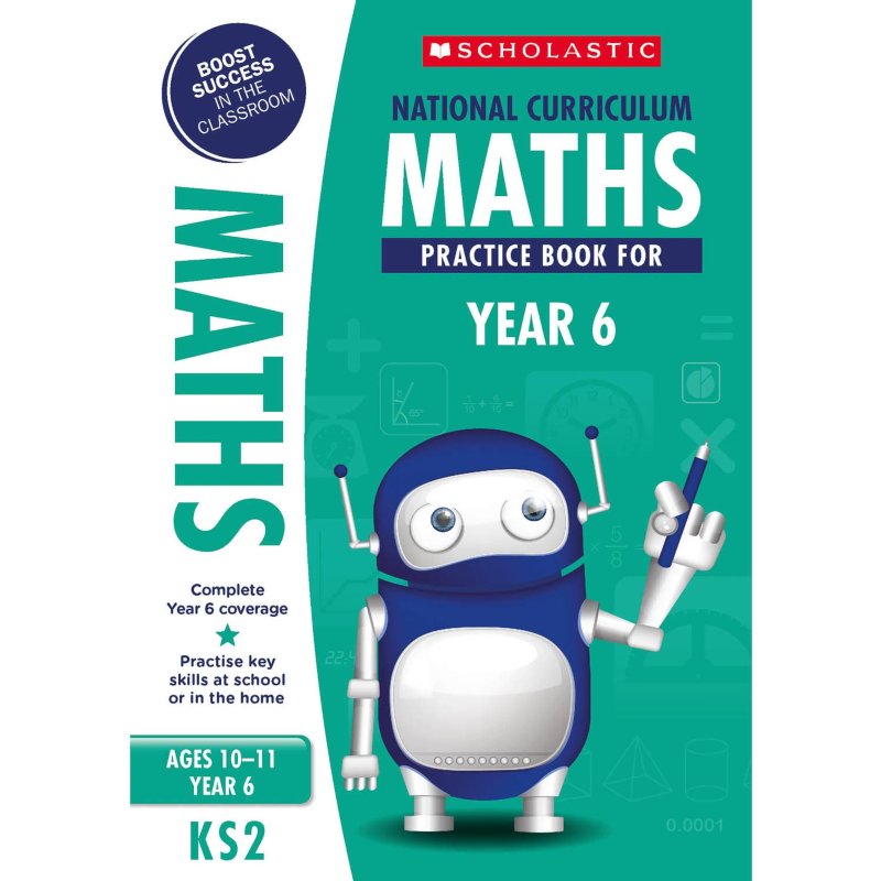 Scholastic National Curriculum Maths Workbook Year 6 Books B M