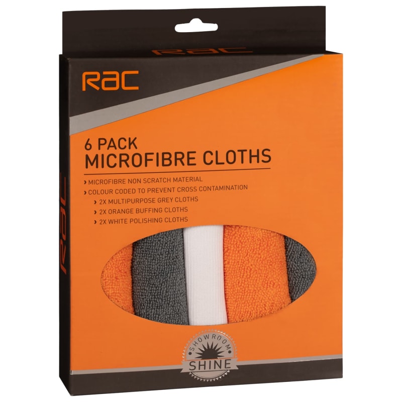 RAC Microfibre Cloths | Car Cleaning - B&M