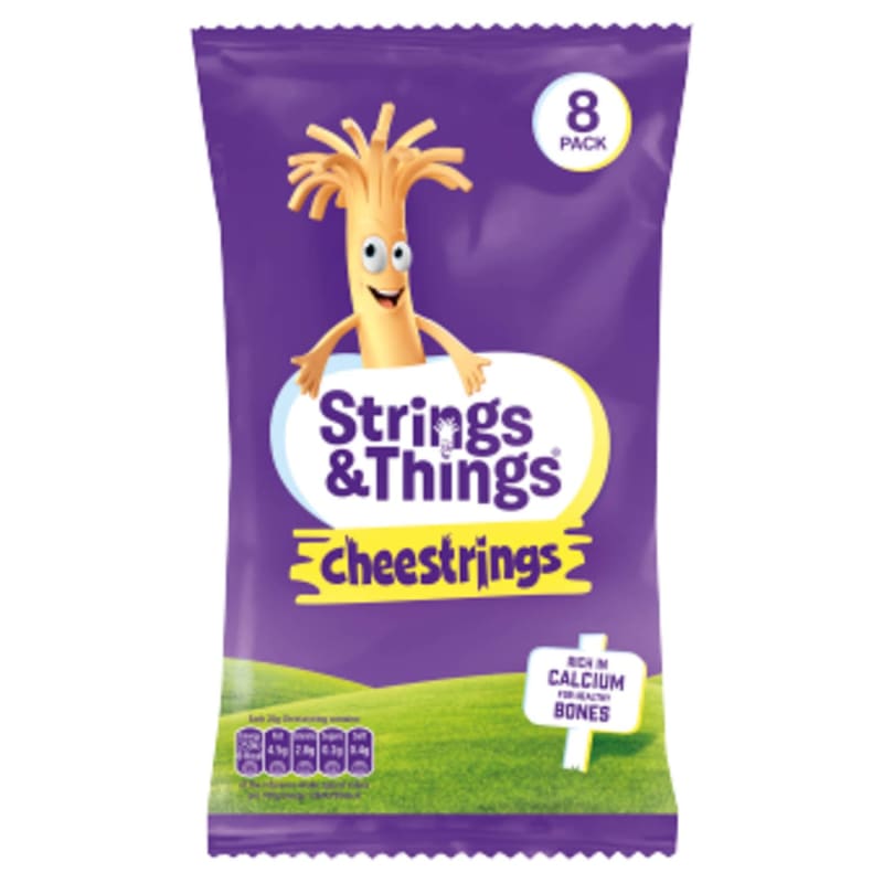 Cheestrings Original 8pk | Cheese Snacks - B&M Stores