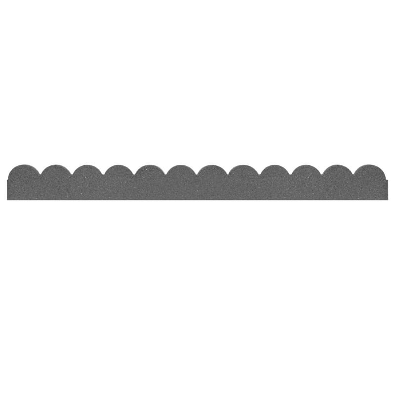 Flexi Scallop Curve Border - Grey | Garden Centre - B&M