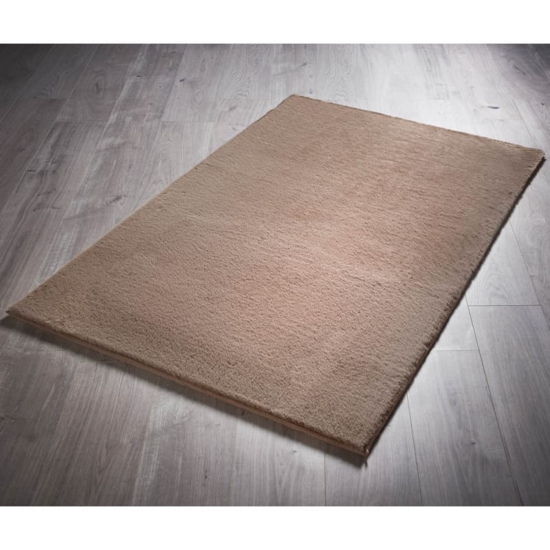 Aspen Large Faux Fur Rug - Mink | Rugs | B&M Stores