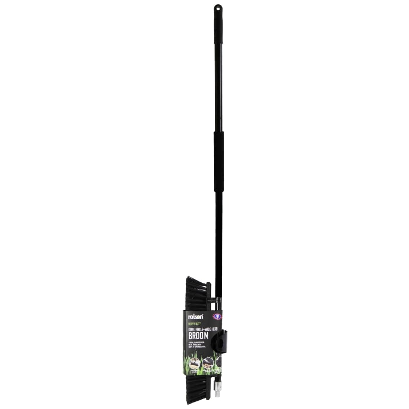 Rolson Dual Angle Wide Head Broom | Buy Cheap Gardening Tools at B&M