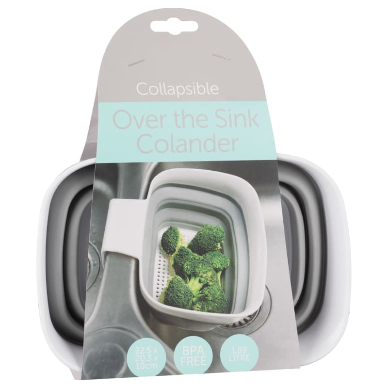 Collapsible Over the Sink Colander | Kitchen Accessories - B&M