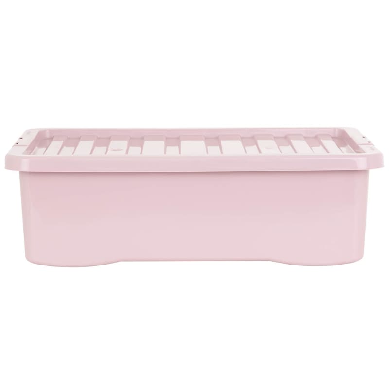 Underbed Storage Box 32L - Pink | Storage Boxes | B&M