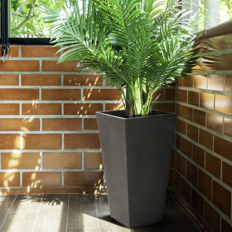 Sonata Planter 50cm - Pewter | Garden Centre | Planters - B&M