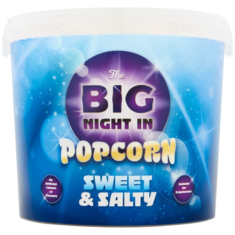 Sweet & Salty Popcorn Tub 250g | Confectionery | B&M Stores