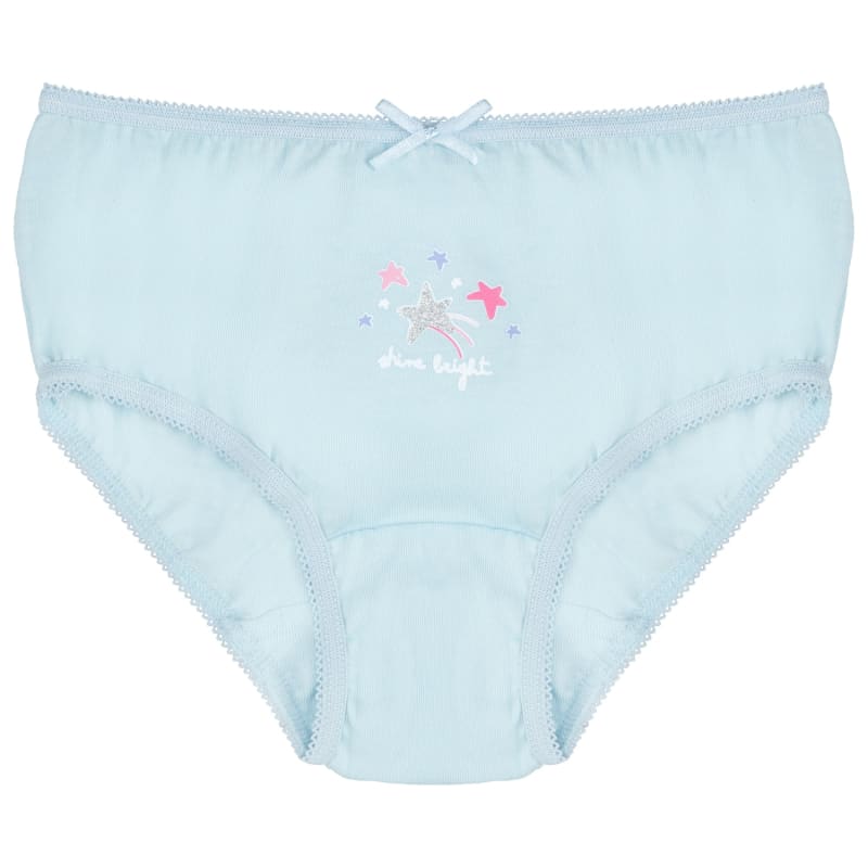 Girls Briefs 8pk - Unicorns & Rainbows | Kids Underwer | B&M